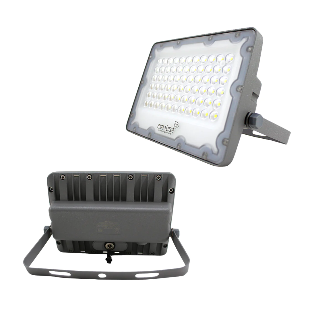 ASL-001 | Reflector Led Solar 1000lm Con Panel Solar Montable